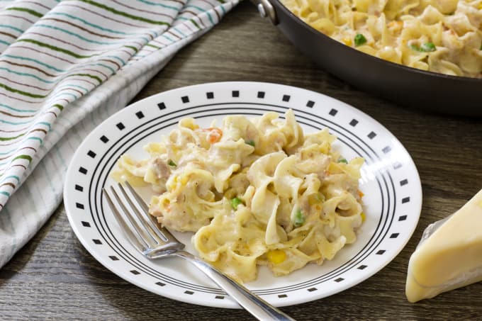 Homemade Tuna Helper Creamy Pasta - Mindy's Cooking Obsession