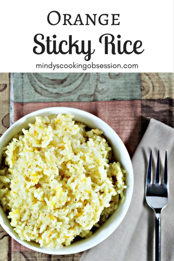 Orange Sticky Rice - Mindy's Cooking Obsession