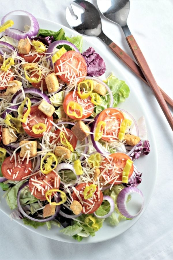 Italian Style Salad - Mindy's Cooking Obsession