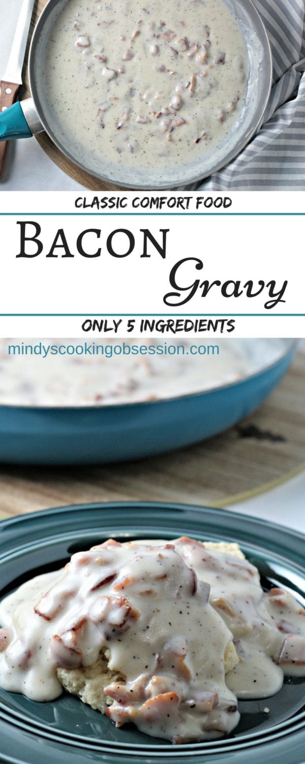 Bacon Gravy (Country Gravy) - Mindy's Cooking Obsession