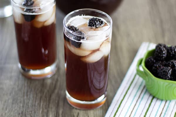 Blackberry Sweet Iced Tea - Mindy's Cooking Obsession
