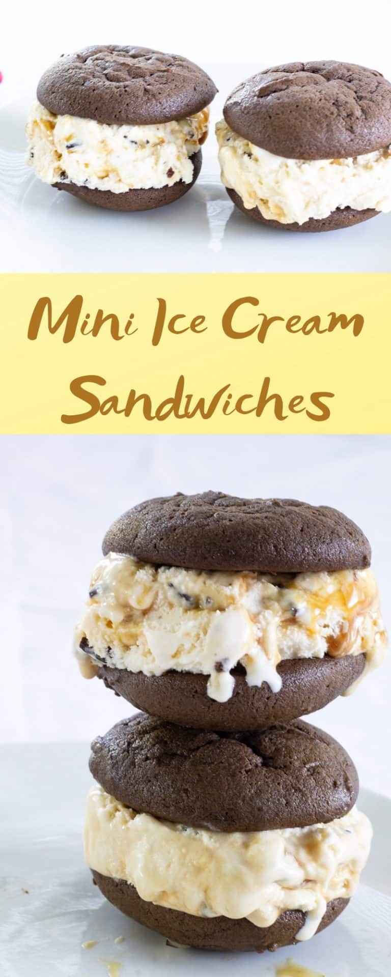 Mini Ice Cream Sandwiches - Mindy's Cooking Obsession