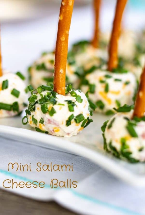 Mini Salami Cheese Balls - Mindy's Cooking Obsession