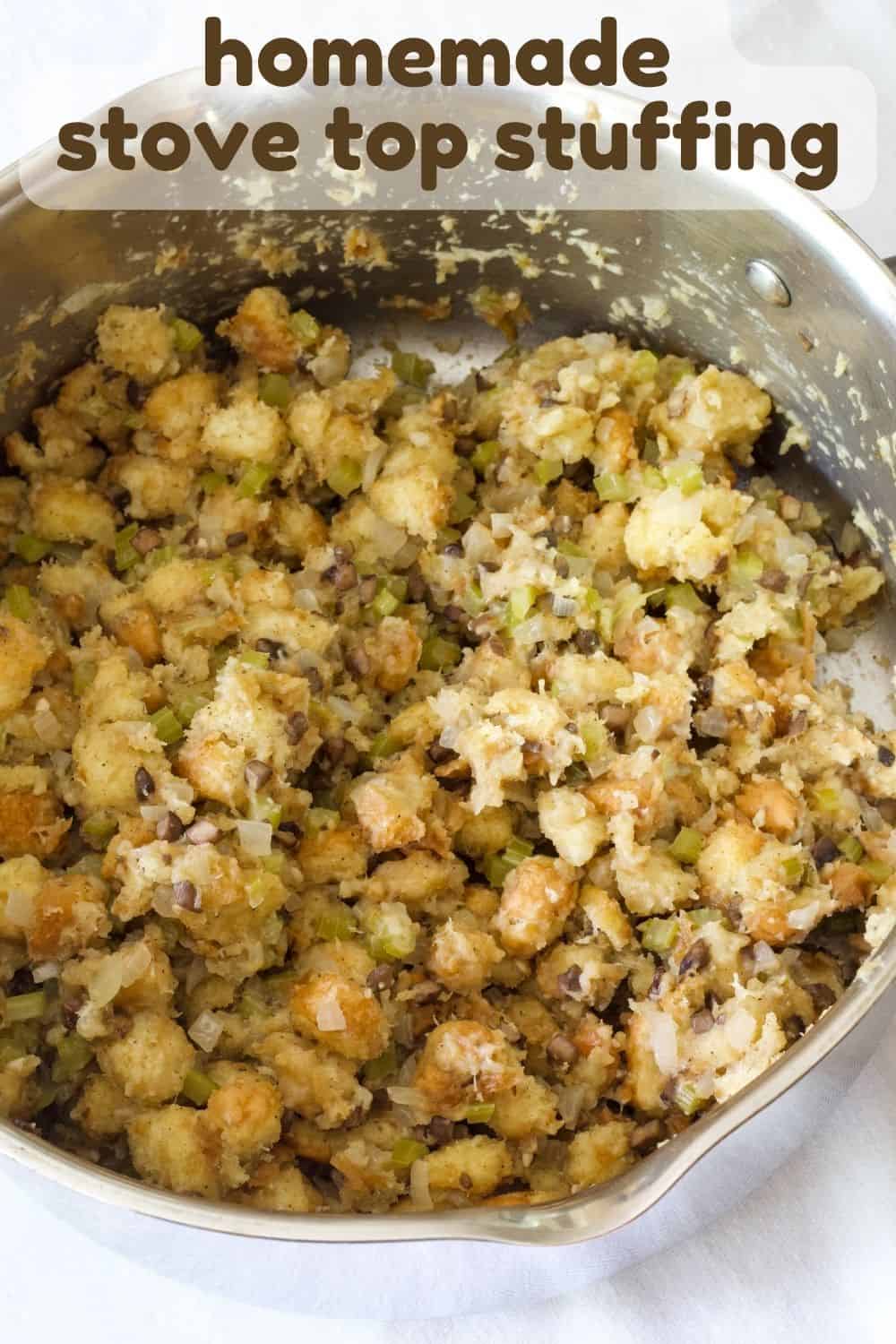 Homemade Stove Top Stuffing - Mindy's Cooking Obsession