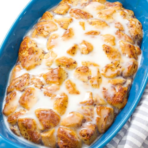 Cinnamon Roll Breakfast Casserole - Mindy's Cooking Obsession