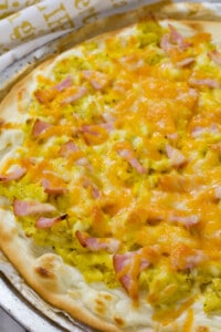 Canadian Bacon Breakfast Pizza - Mindy's Cooking Obsession