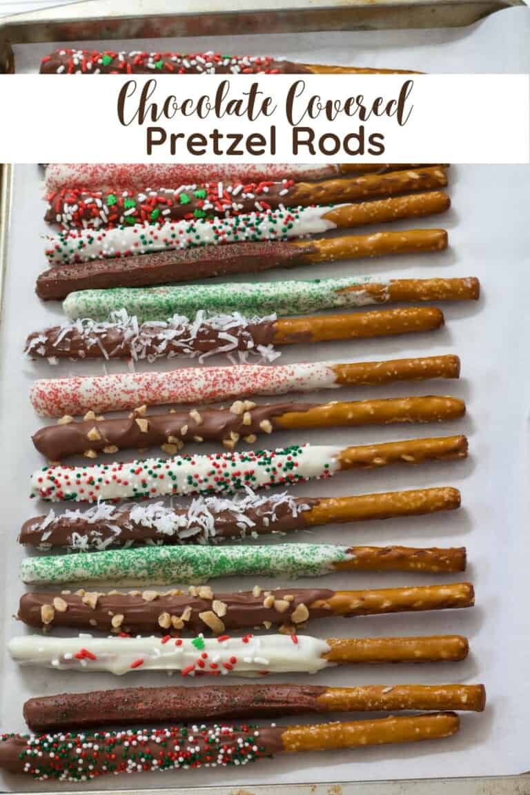 Chocolate Covered Pretzel Rods - Mindy's Cooking Obsession