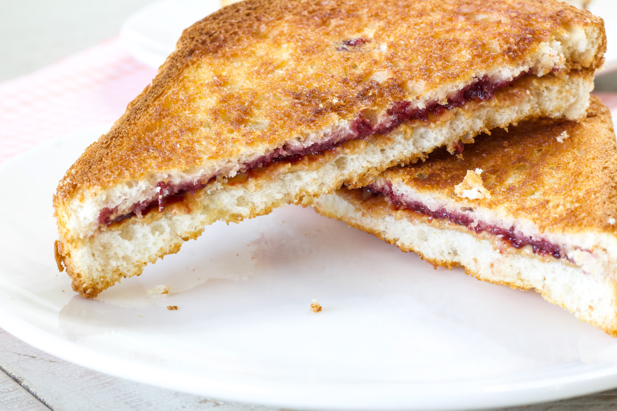 Air Fryer Peanut Butter and Jelly Sandwich - Mindy's Cooking Obsession