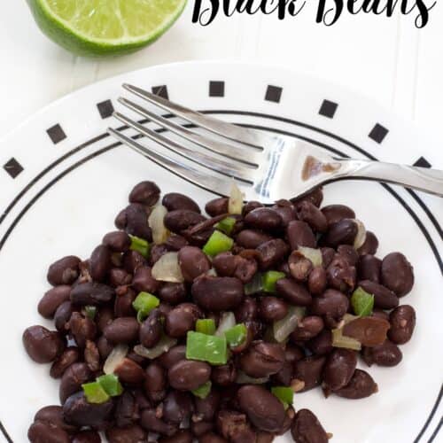Easy Canned Black Beans (Mexican-Style, 10-Minute Side Dish) - Mindy's ...