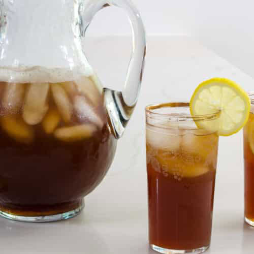 Southern Sweet Tea Recipe for a Gallon - Mindy's Cooking Obsession