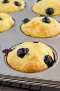 Cake Mix Blueberry Muffins - Mindy's Cooking Obsession