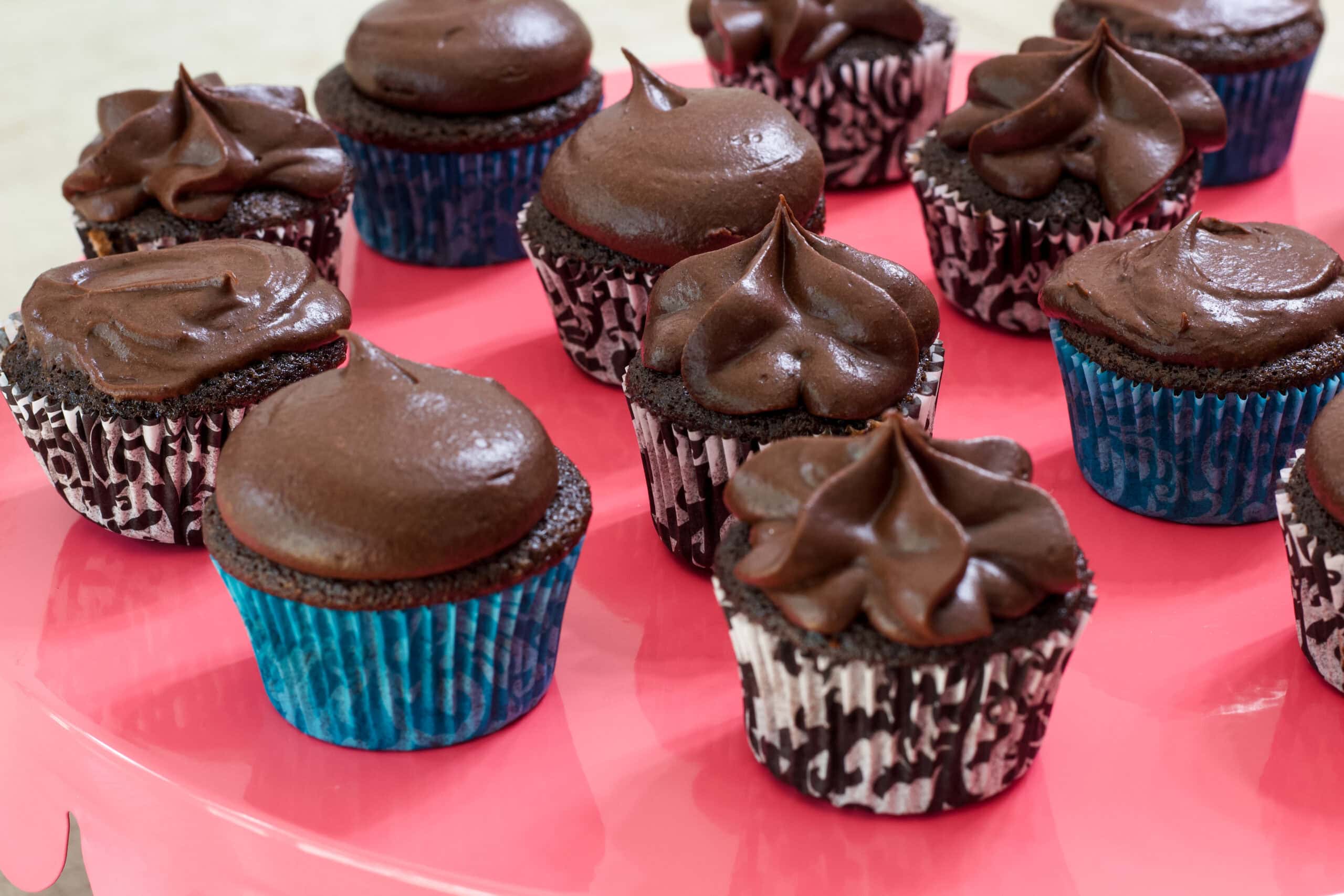 Mini Chocolate Cupcakes - Mindy's Cooking Obsession