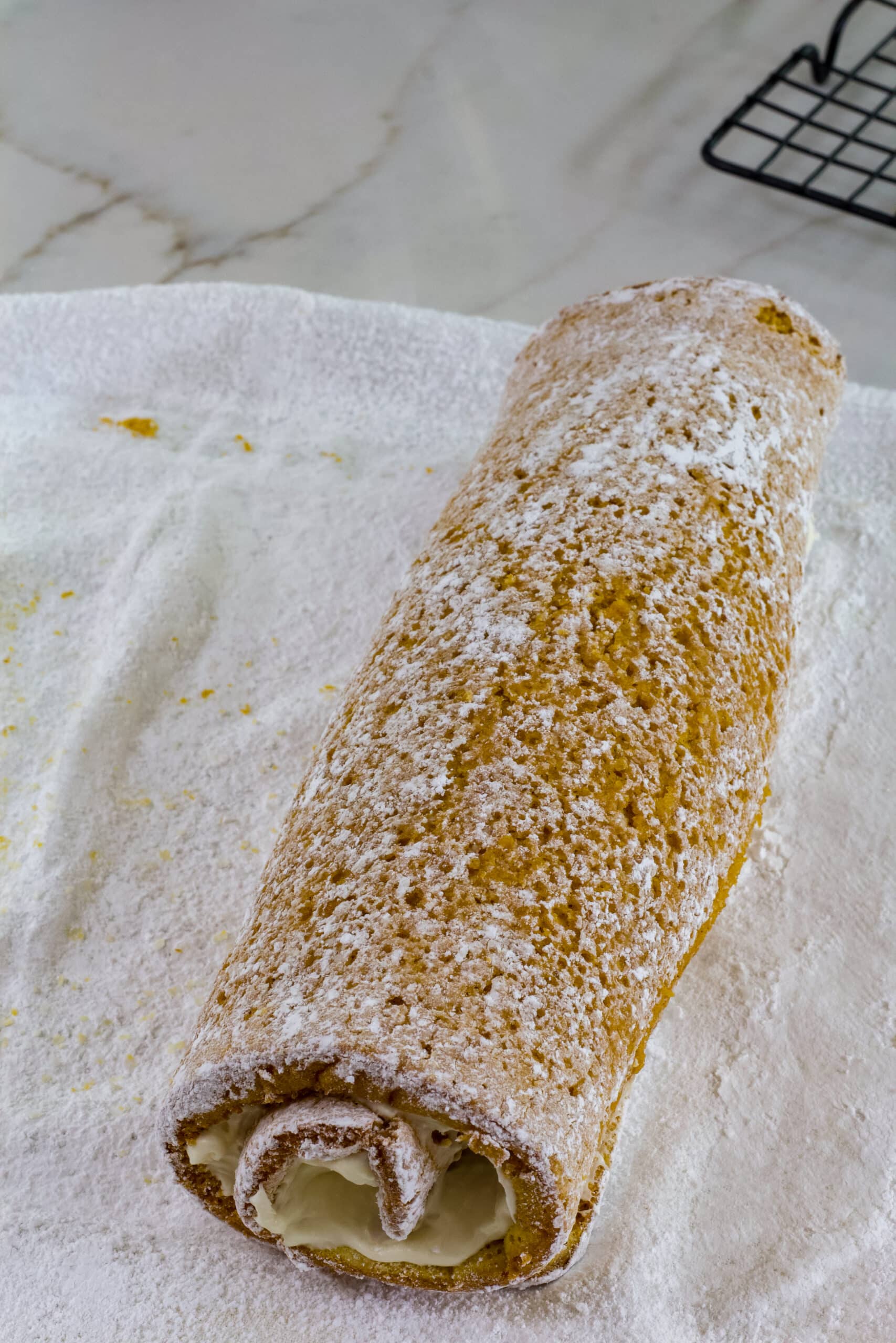 Pumpkin Roll with Cream Cheese Filling - Mindy's Cooking Obsession