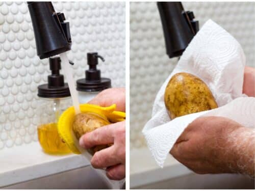 How to Cut Potato Wedges - Mindy's Cooking Obsession