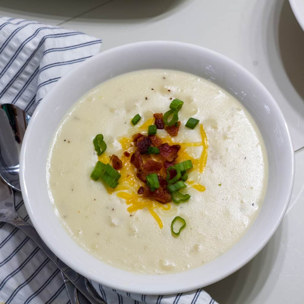 15-Minute Outback Potato Soup - Mindy's Cooking Obsession