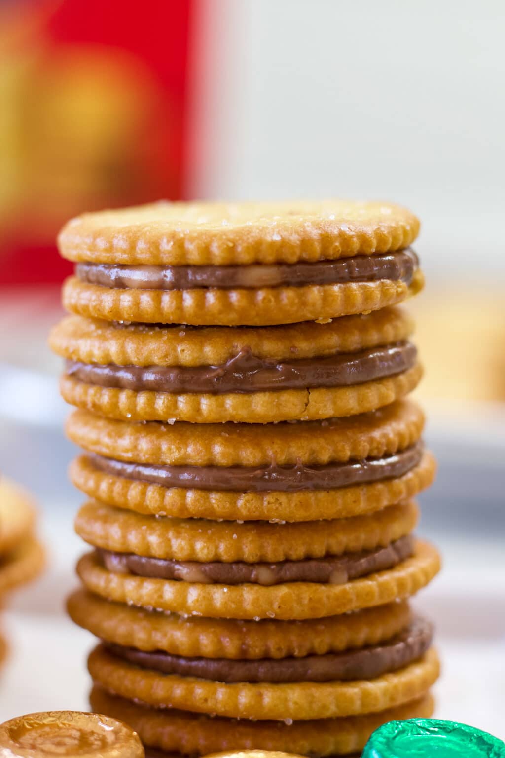 Rolo Stuffed Ritz Crackers - Mindy's Cooking Obsession