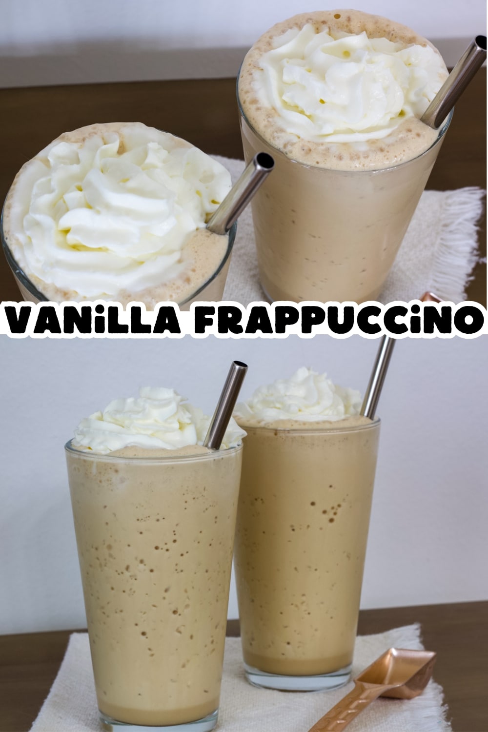 Copycat Starbucks Vanilla Frappuccino - Mindy's Cooking Obsession