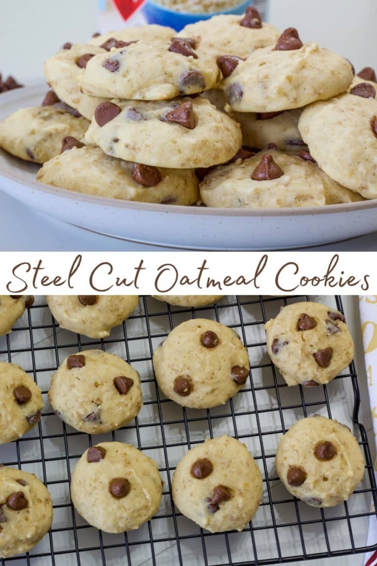 Steel-Cut Oats Chocolate Chip Cookies - Mindy's Cooking Obsession