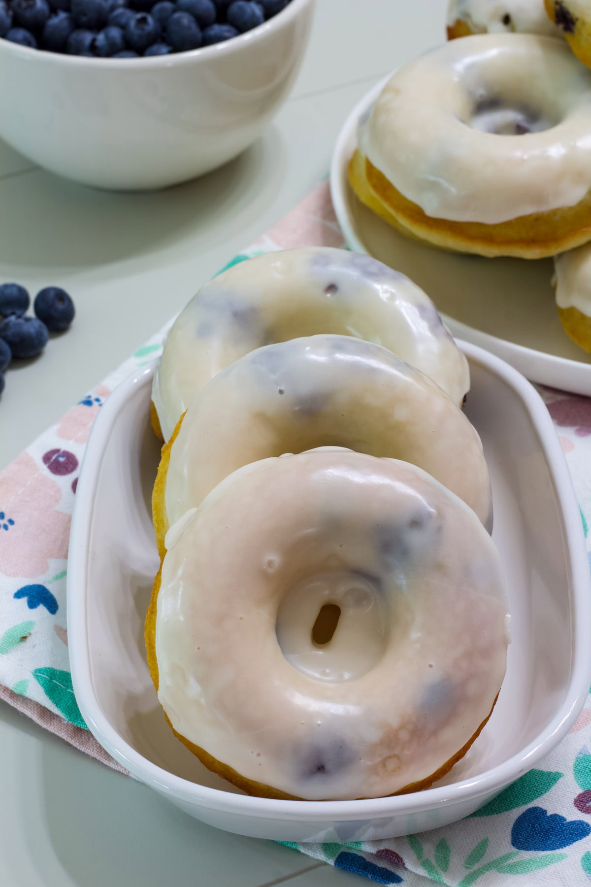 Baked Blueberry Donuts - Mindy's Cooking Obsession