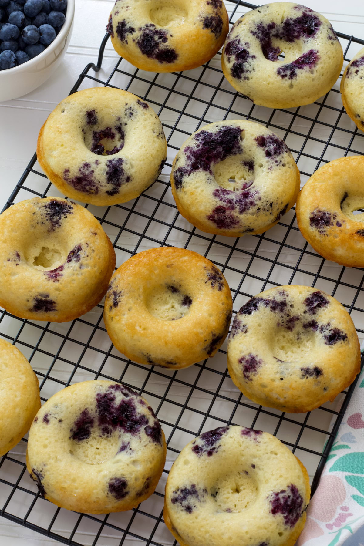 Baked Blueberry Donuts - Mindy's Cooking Obsession
