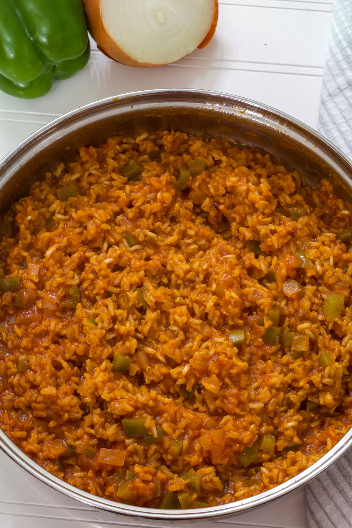 Healthy Spanish Brown Rice - Mindy's Cooking Obsession