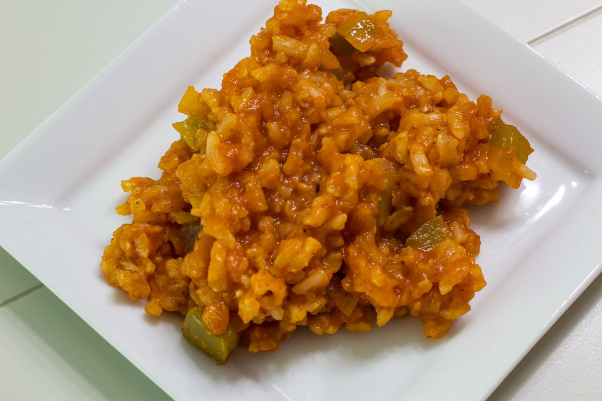 Healthy Spanish Brown Rice - Mindy's Cooking Obsession