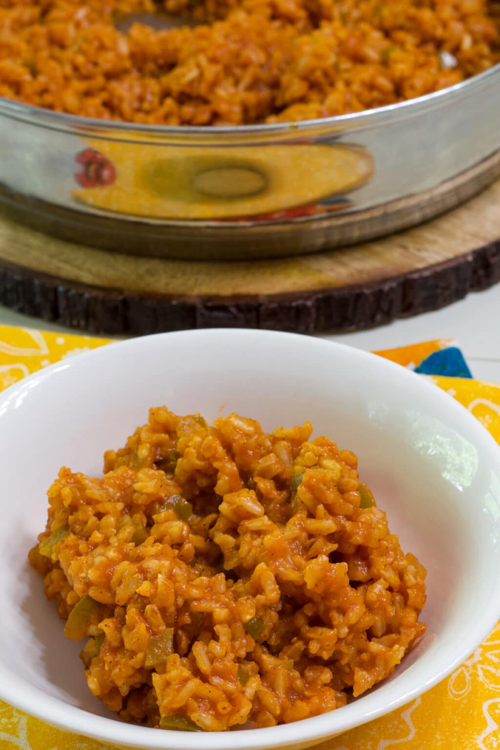 Healthy Spanish Brown Rice - Mindy's Cooking Obsession