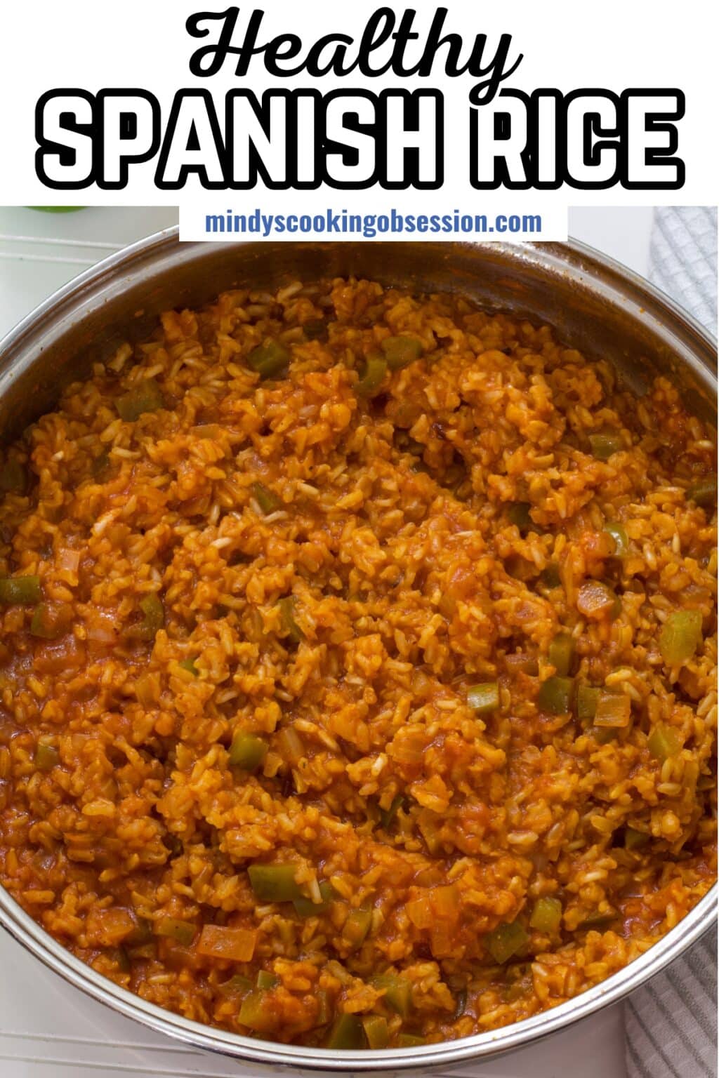Healthy Spanish Brown Rice - Mindy's Cooking Obsession