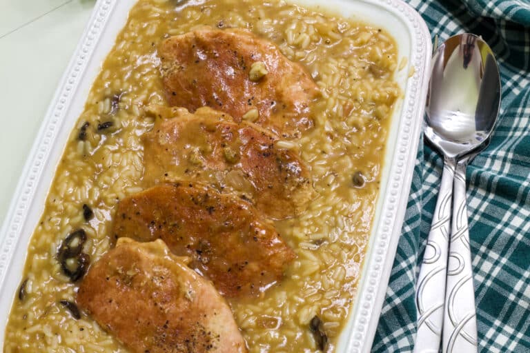 Crock Pot Pork Chops & Rice - Mindy's Cooking Obsession