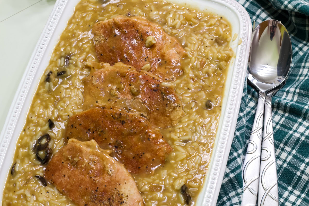 Crock Pot Pork Chops & Rice - Mindy's Cooking Obsession