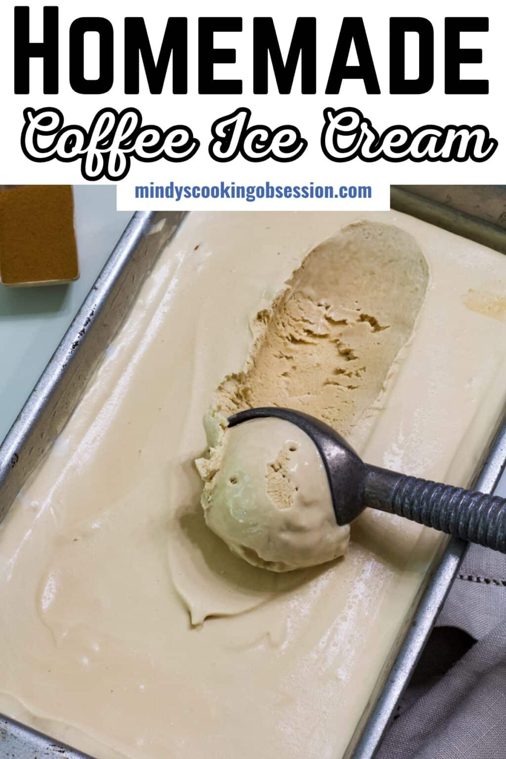 No Churn Coffee Ice Cream - Mindy's Cooking Obsession