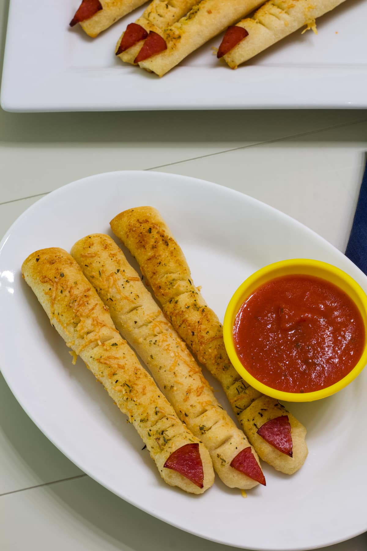 Halloween Witches Fingers Breadsticks - Mindy's Cooking Obsession