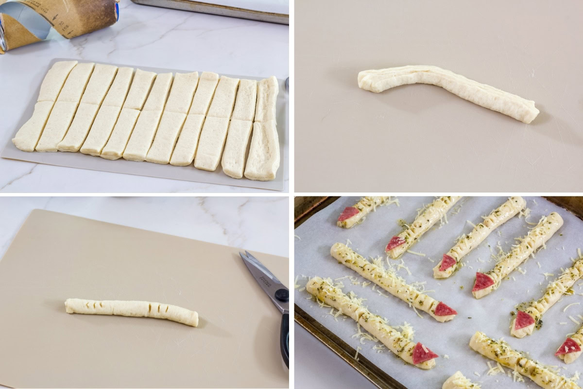 Halloween Witches Fingers Breadsticks - Mindy's Cooking Obsession