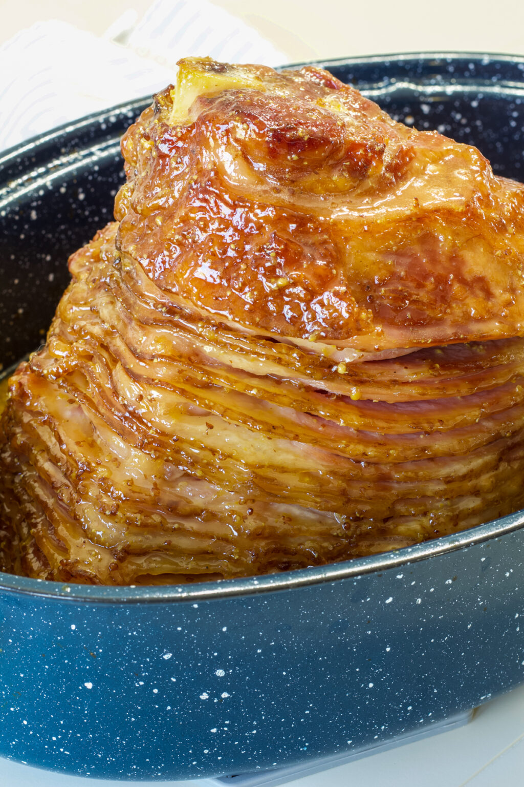 Honey Mustard Glazed Ham - Mindy's Cooking Obsession