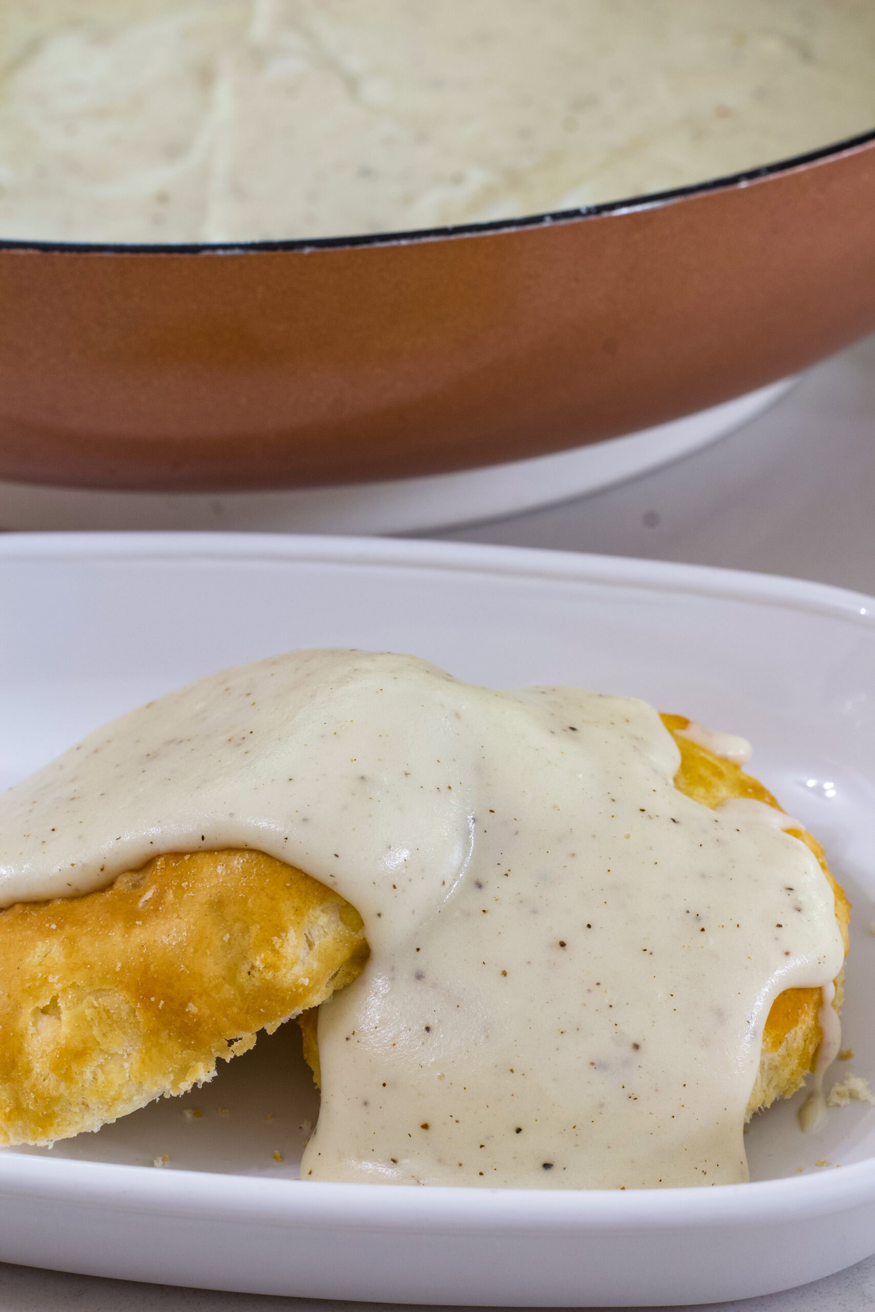 Southern White Country Gravy - Mindy's Cooking Obsession