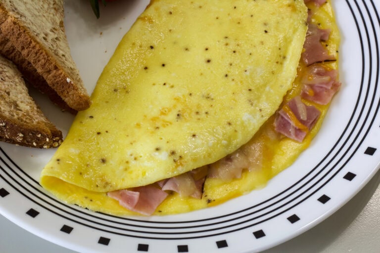 Perfect Ham and Cheese Omelet - Mindy's Cooking Obsession