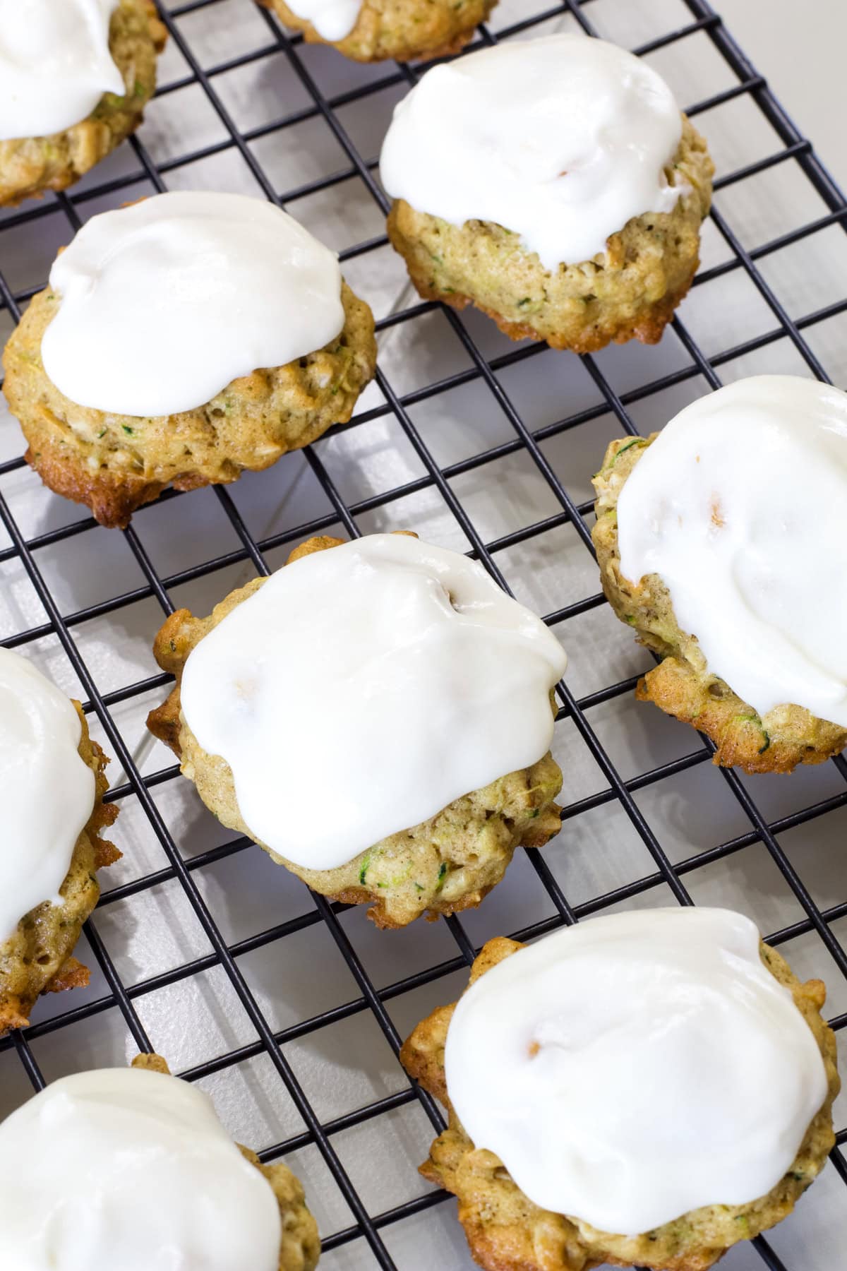 Zucchini Cookies with Frosting - Mindy's Cooking Obsession