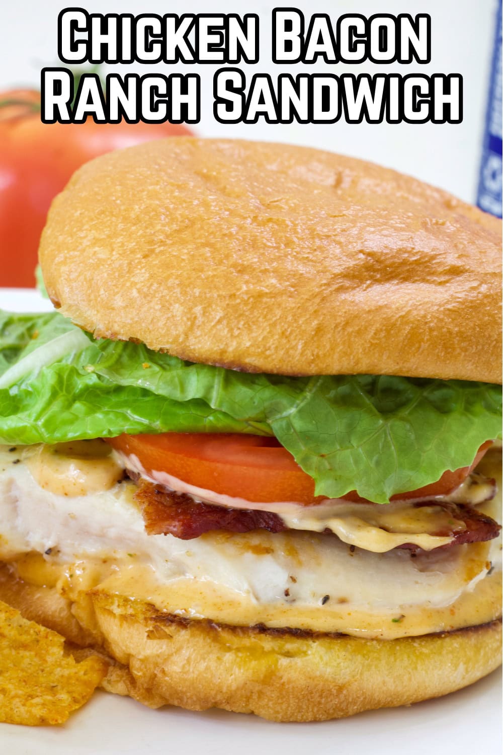 Chicken Bacon Ranch Sandwich - Mindy's Cooking Obsession