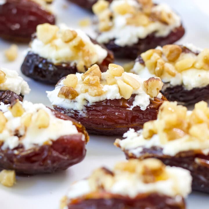 Goat Cheese Stuffed Dates - Mindy's Cooking Obsession
