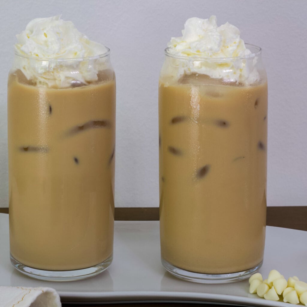 Iced White Chocolate Mocha - Mindy's Cooking Obsession