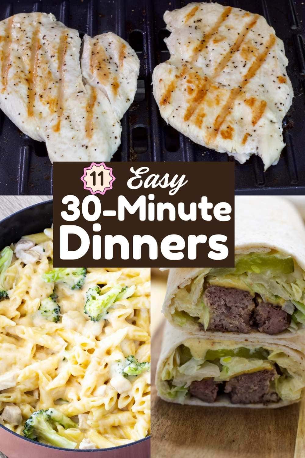 11 Easy 30-Minute Dinners for Busy Weeknights (Quick & Family Approved ...